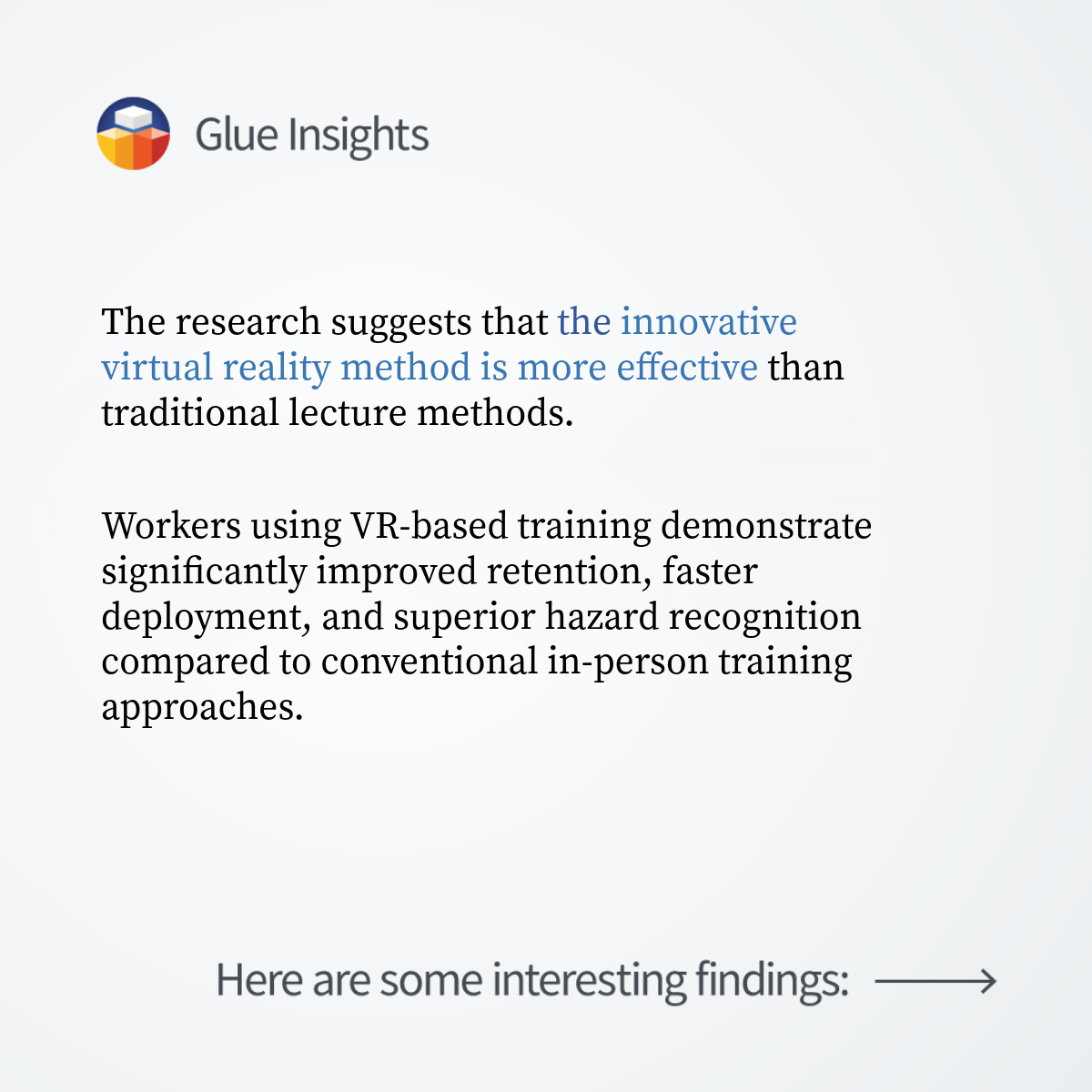 Glue - VR for Safety Training: The 2025–2026 Verified Data